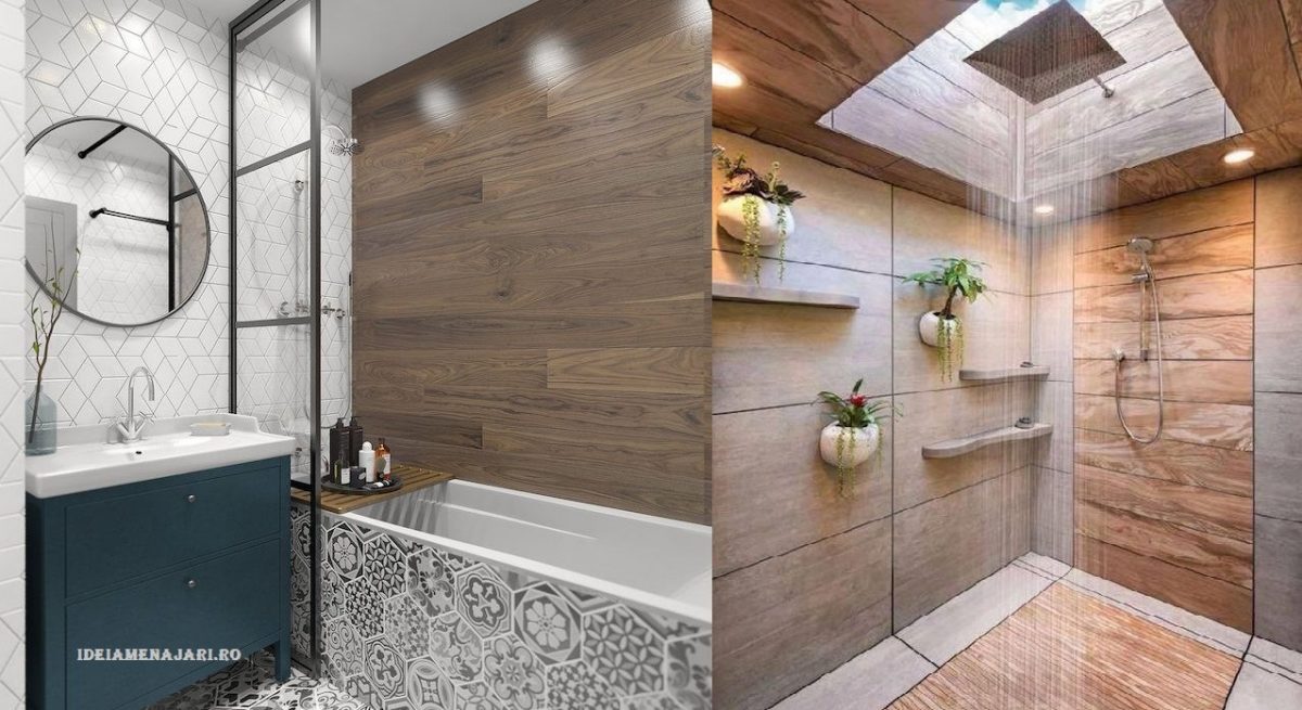 Cada sau dus in pardoseala? Tendinte amenajari bai - IdeiAmenajari.ro